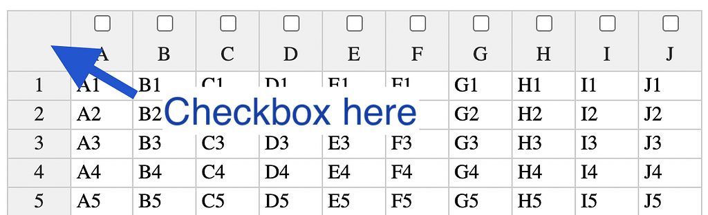 Custom UI for top left conner of table - Questions - Handsontable Forum