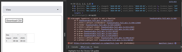 Numeric Type Breaks Table - Questions - Handsontable Forum