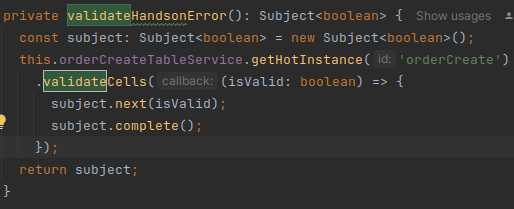 ValidateCells doesn't work with angular Subject and matDialog as expected - Questions ...